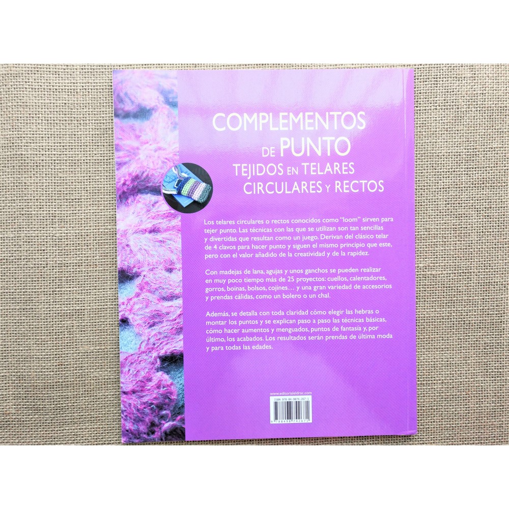 LIBRO "COMPLEMENTOS DE PUNTO TEJIDOS EN TELARES CIRCULARES Y RECTOS"