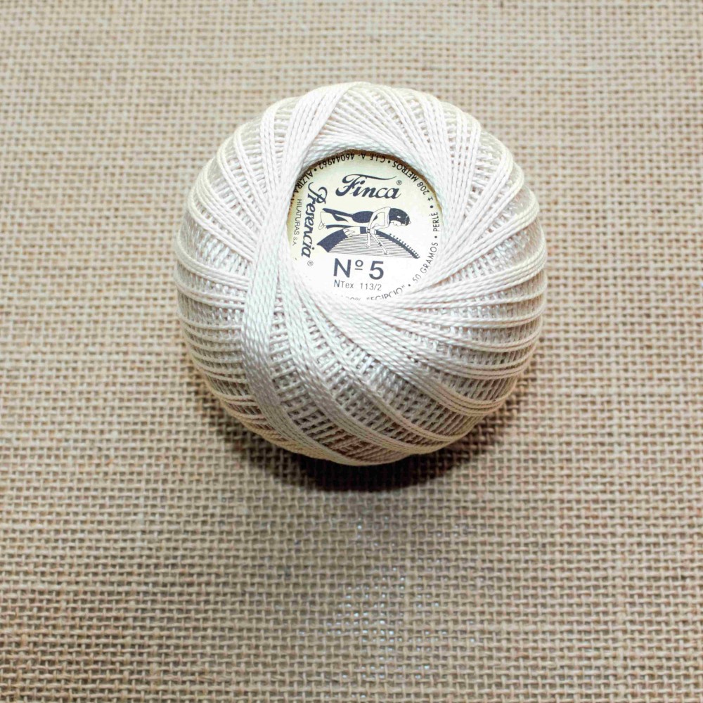 HILO PERLÉ 100% ALGODÓN FINCA